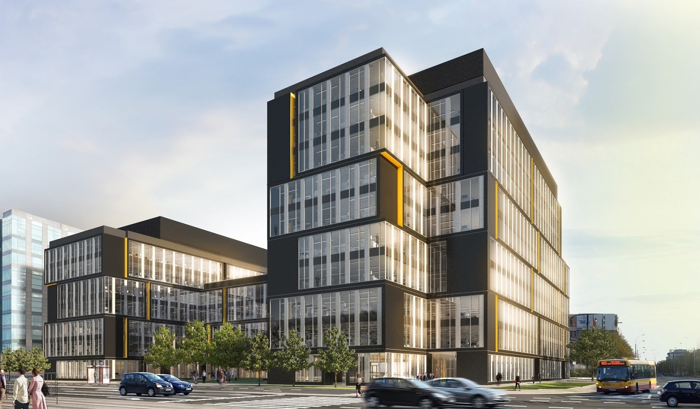 Postępu 14 – new HB Reavis office complex growing fast - HB Reavis