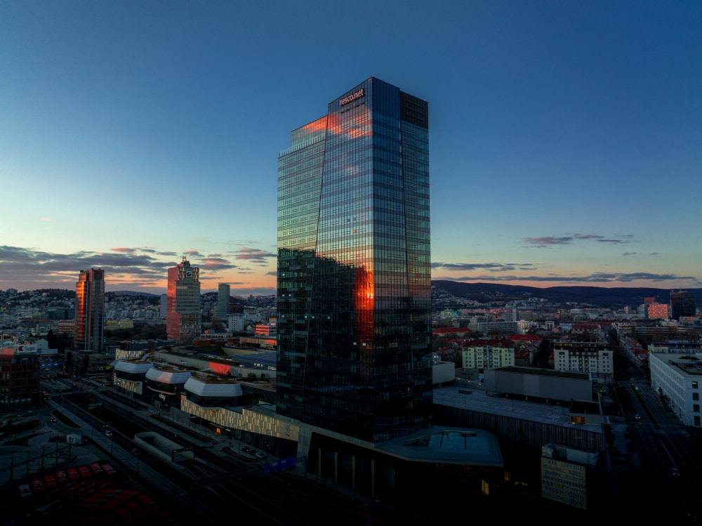 Nivy Tower je prvou inteligentnou budovou v regióne CEE, ktorá získala ...