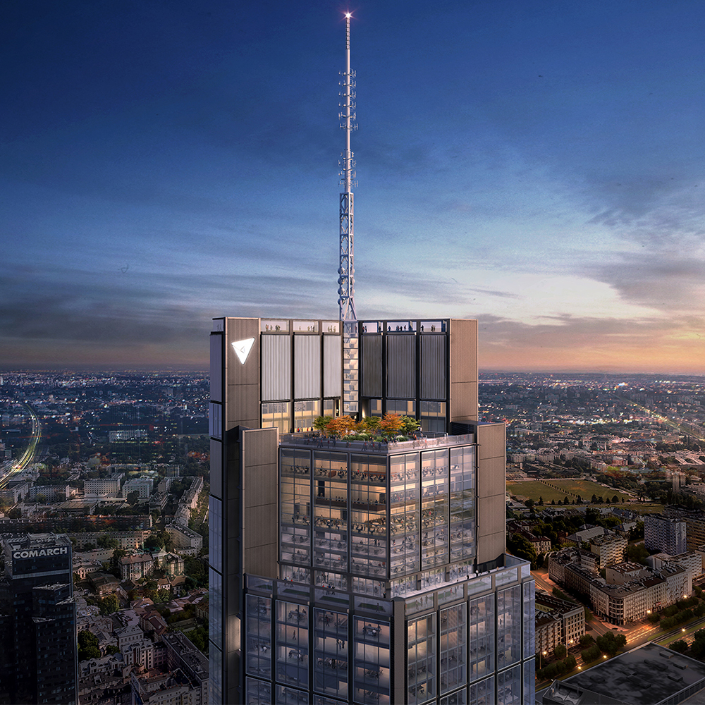 Varso Tower jetzt in rekordverdächtiger Höhe - HB Reavis