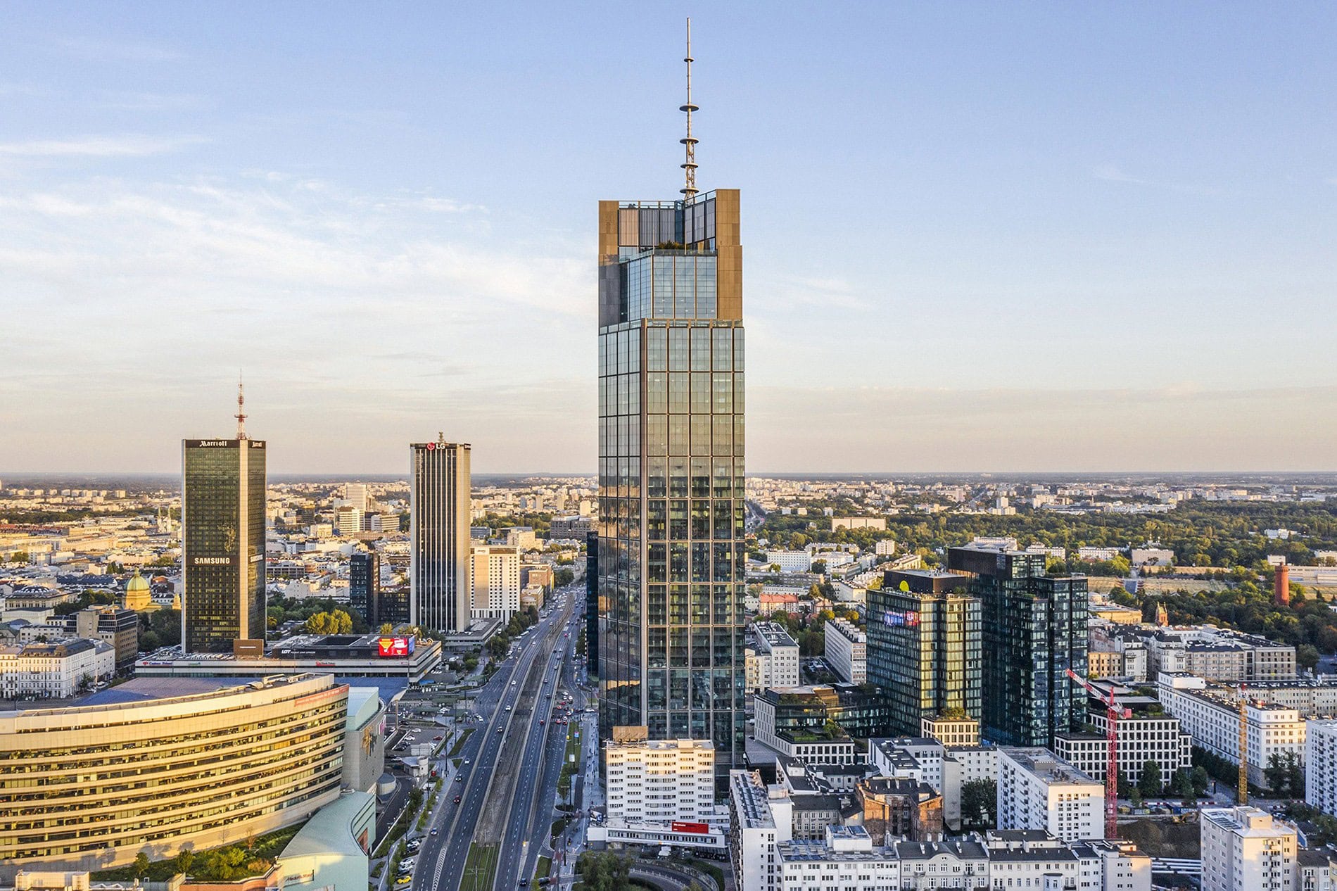 Varso Tower will soon be home to Saint Gobain, the worldwide ...